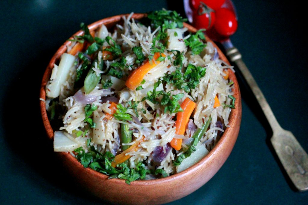 Instant pot Vermicelli Pulav| Semiya Pulav - A Moms Cookbook